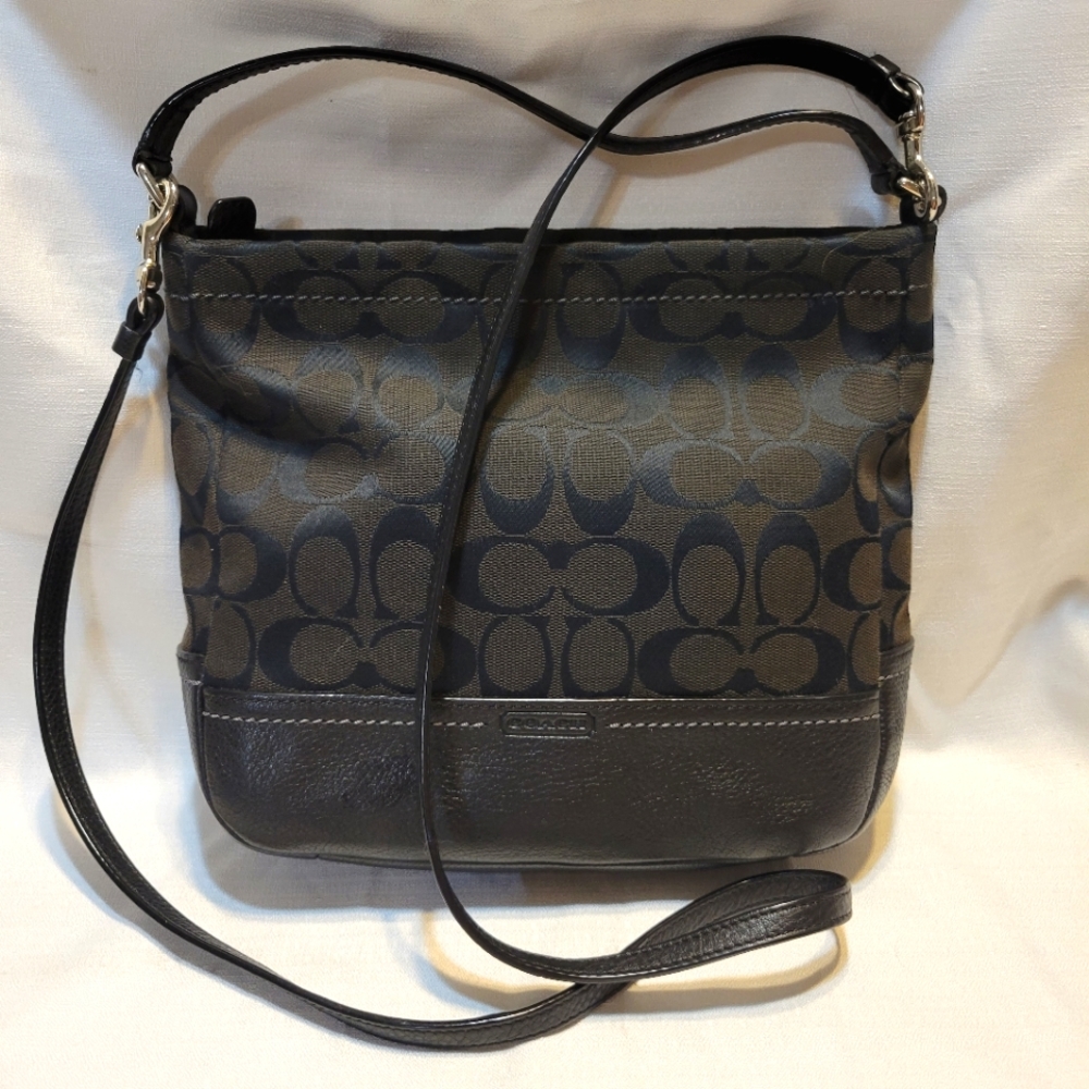 Coach Signature Convertible Handbag - Gem